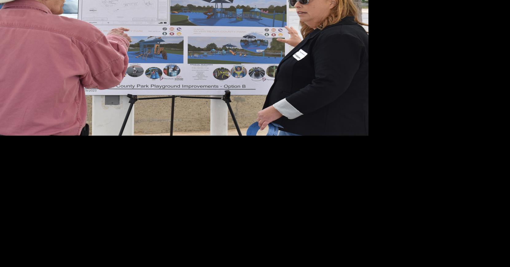 Berrien County residents get closer look at Silver Beach playground ...