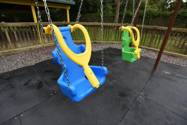 Coloma debuts handicap-accessible swings at Randall Park | Coloma ...