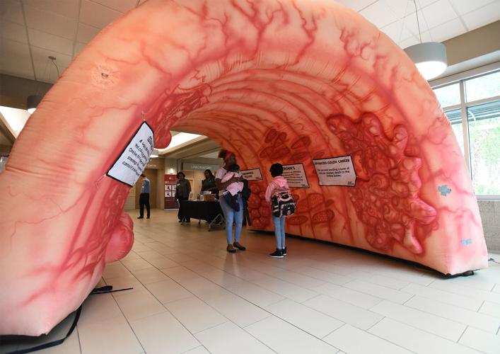 InterCare Community Health Network displays inflatable colon for ...