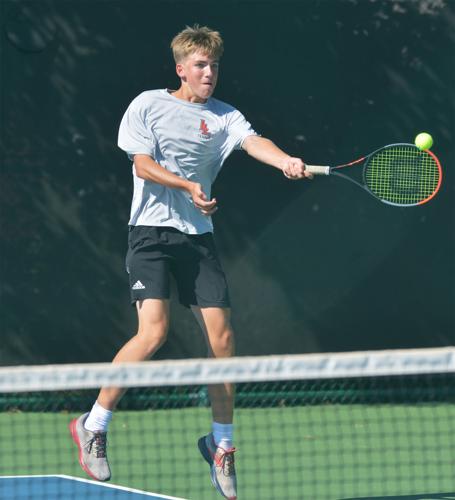 St. Joseph wins close matches to defeat rival Lakeshore in boys tennis ...