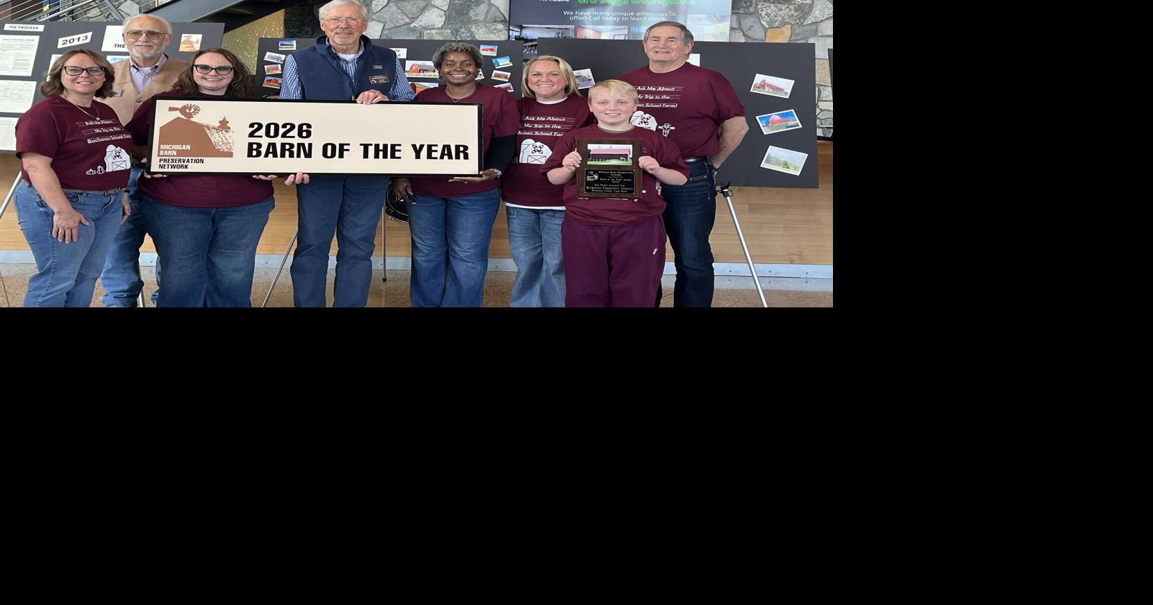 Buchanan School Farm Barn named 2026 'Barn of the Year' | Buchanan ...