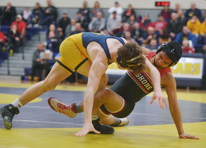 Lakeshore defeats Paw Paw, St. Joseph to win team district wrestling ...