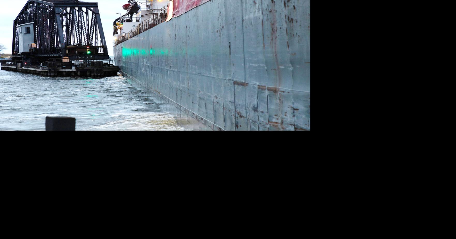 Cargo ship temporarily stuck in St. Joseph harbor after equipment ...