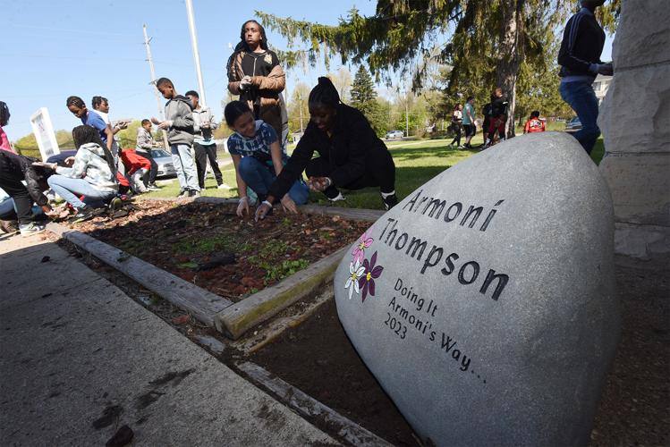 Earth Day dedication honors Benton Harbor student who died in December ...