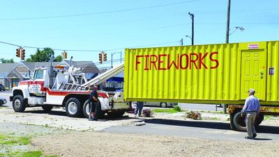 Fireworks trailer hauled away | Local News | heraldpalladium.com
