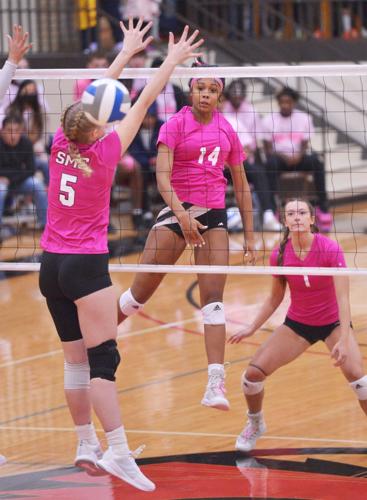 LMC clinches conference volleyball championship with hard-fought win ...