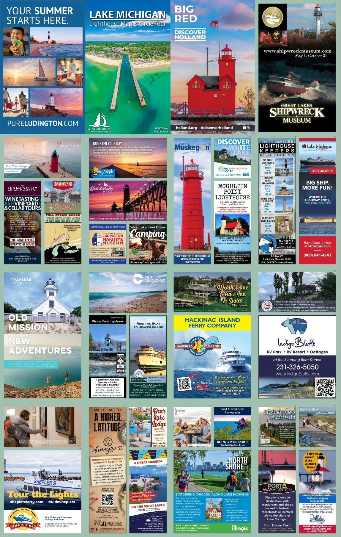 New lighthouse, Circle Tour map now available | Features ...