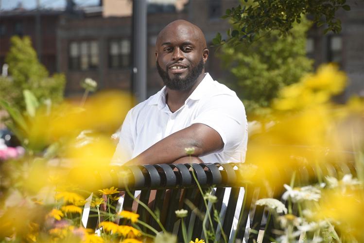 James Gunter embraces fatherhood at Present Pillars | Benton Harbor ...