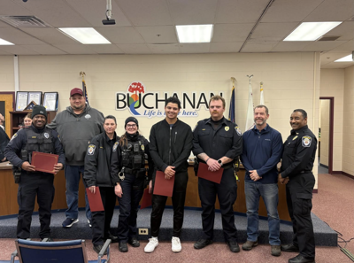 Buchanan earns 'clean' audit, honors five police officers | Buchanan ...