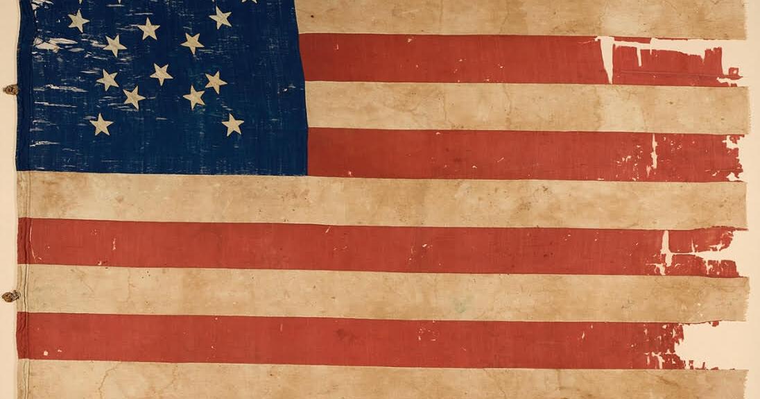 Rare 21-star flag now on display at presidential museum | News ...