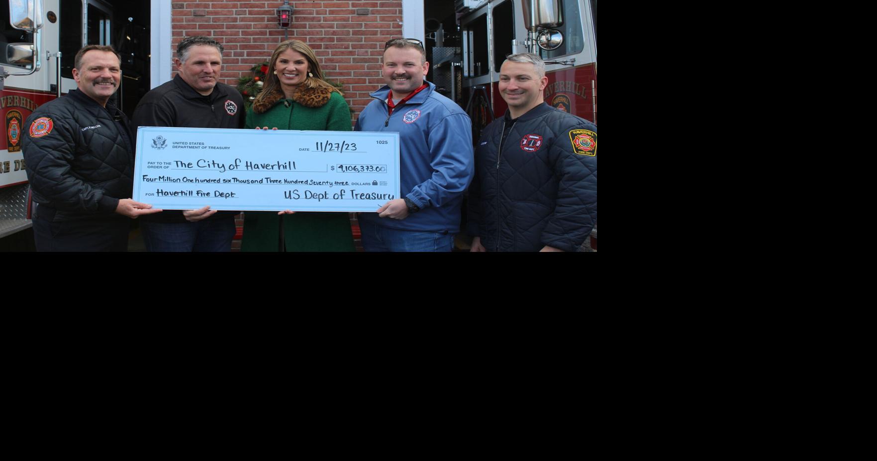 Haverhill receives $4.1 million grant to support fire department ...