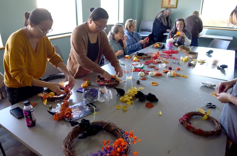 The autumn wreaths: Haverhill library hosts free workshop | Local News ...