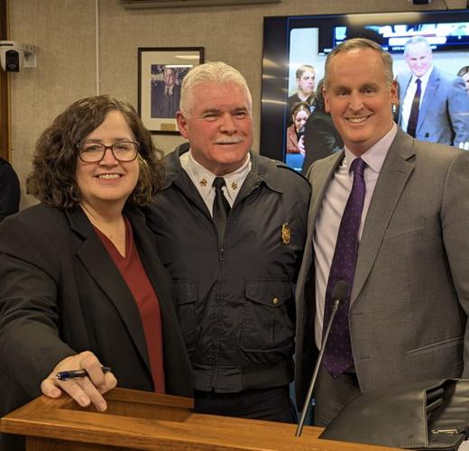 Fire chief honored as tenure comes to an end | Local News | hgazette.com