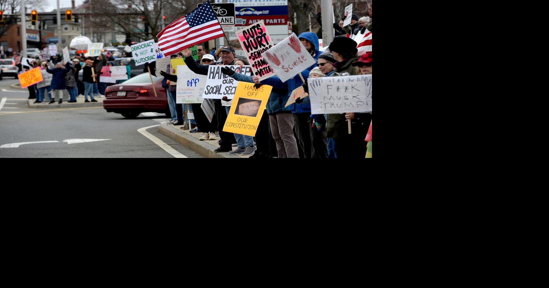 Protesters pack streets in push against Trump, Musk | Local News ...