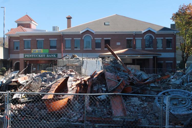 Pentucket Bank demolishes former main office building on Merrimack ...