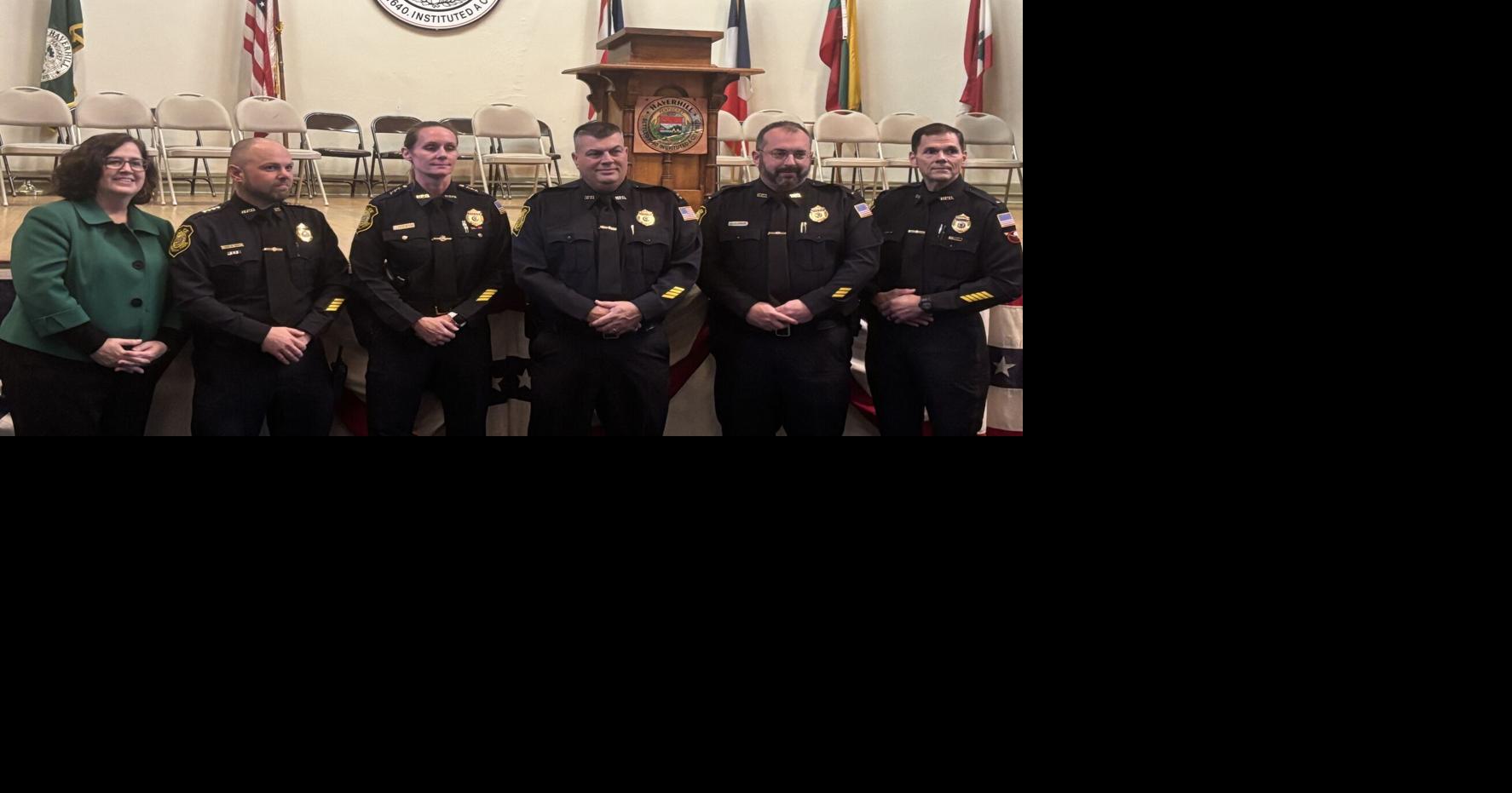New Haverhill police leadership sworn in | Local News | hgazette.com