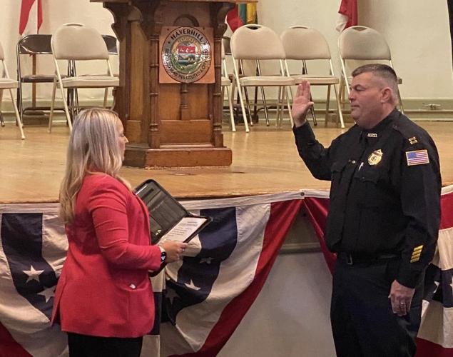 New Haverhill police leadership sworn in | Local News | hgazette.com