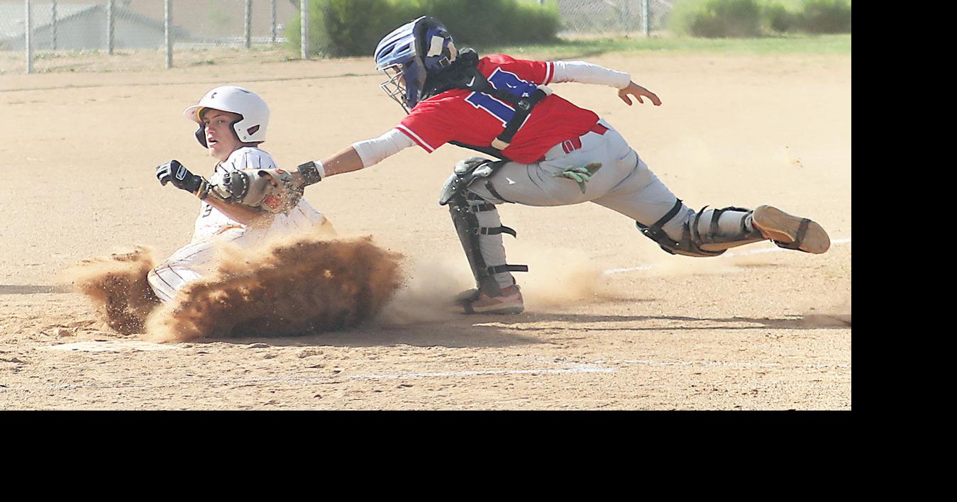Rhodes homers twice in crosstown rivalry win | Sports | hidesertstar.com