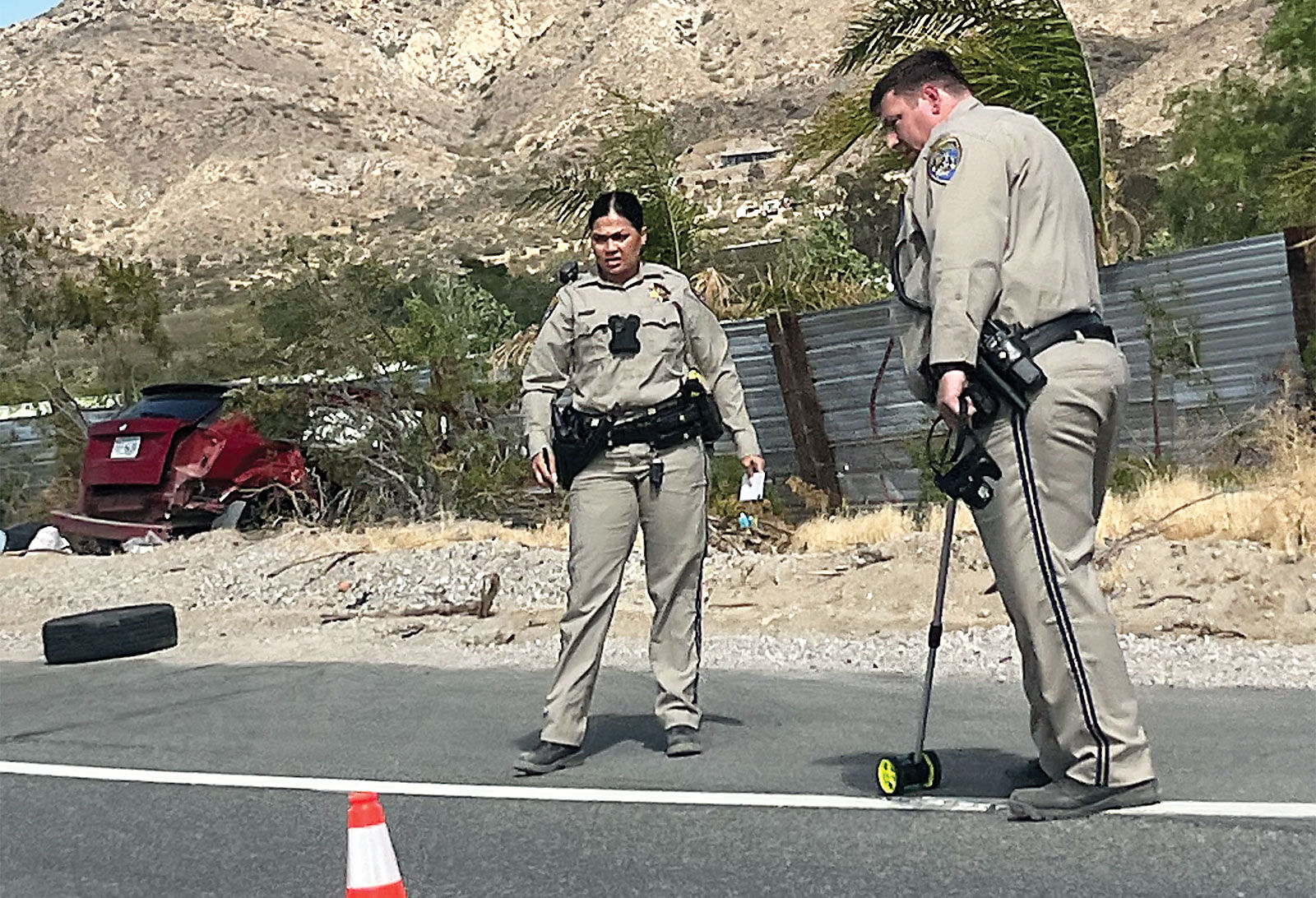 Passenger killed in U-turn crash on highway | News | hidesertstar.com