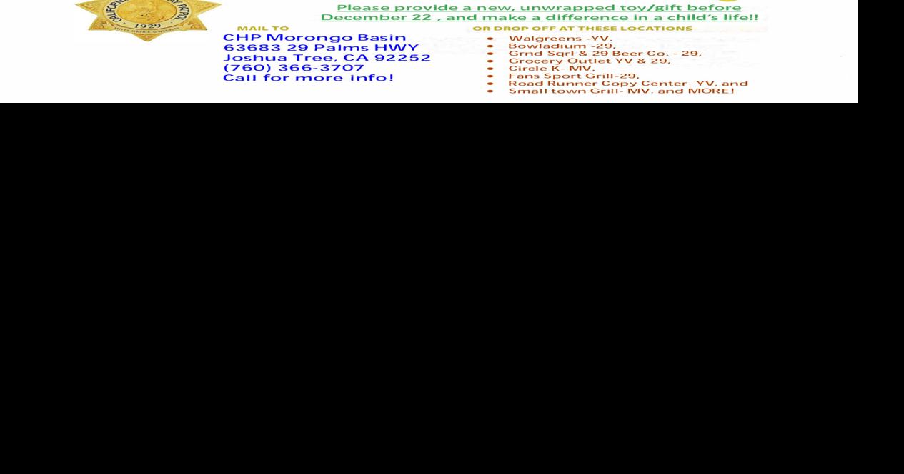 CHP toy drive brings holiday cheer to families | Desert Trail ...