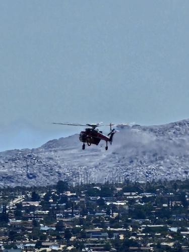 Eureka Fire burning in Joshua Tree National Park | Desert Trail ...