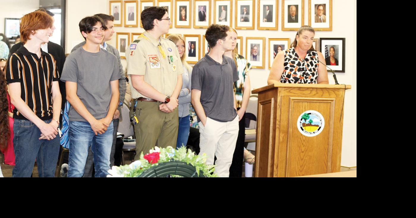 New youth council members take oath of office | Desert Trail ...
