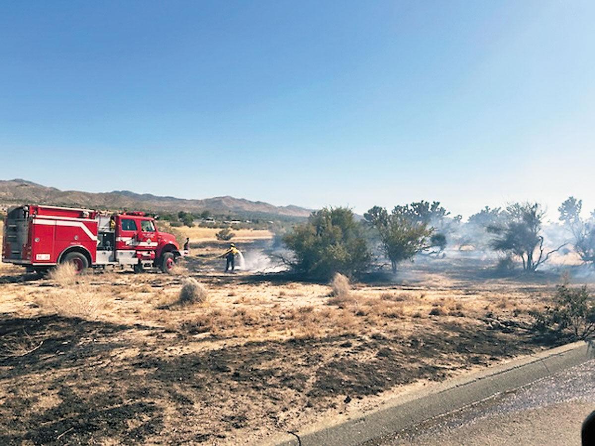 Fire burns through brush in Yucca Valley | News | hidesertstar.com