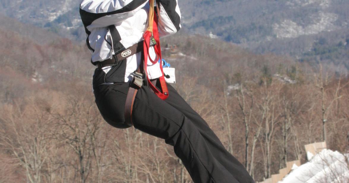Winter ziplining: A different way to see High Country views | Play ...