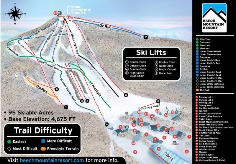 New terrain park, bike trail to expand Beech Mountain recreation | Hcnc ...