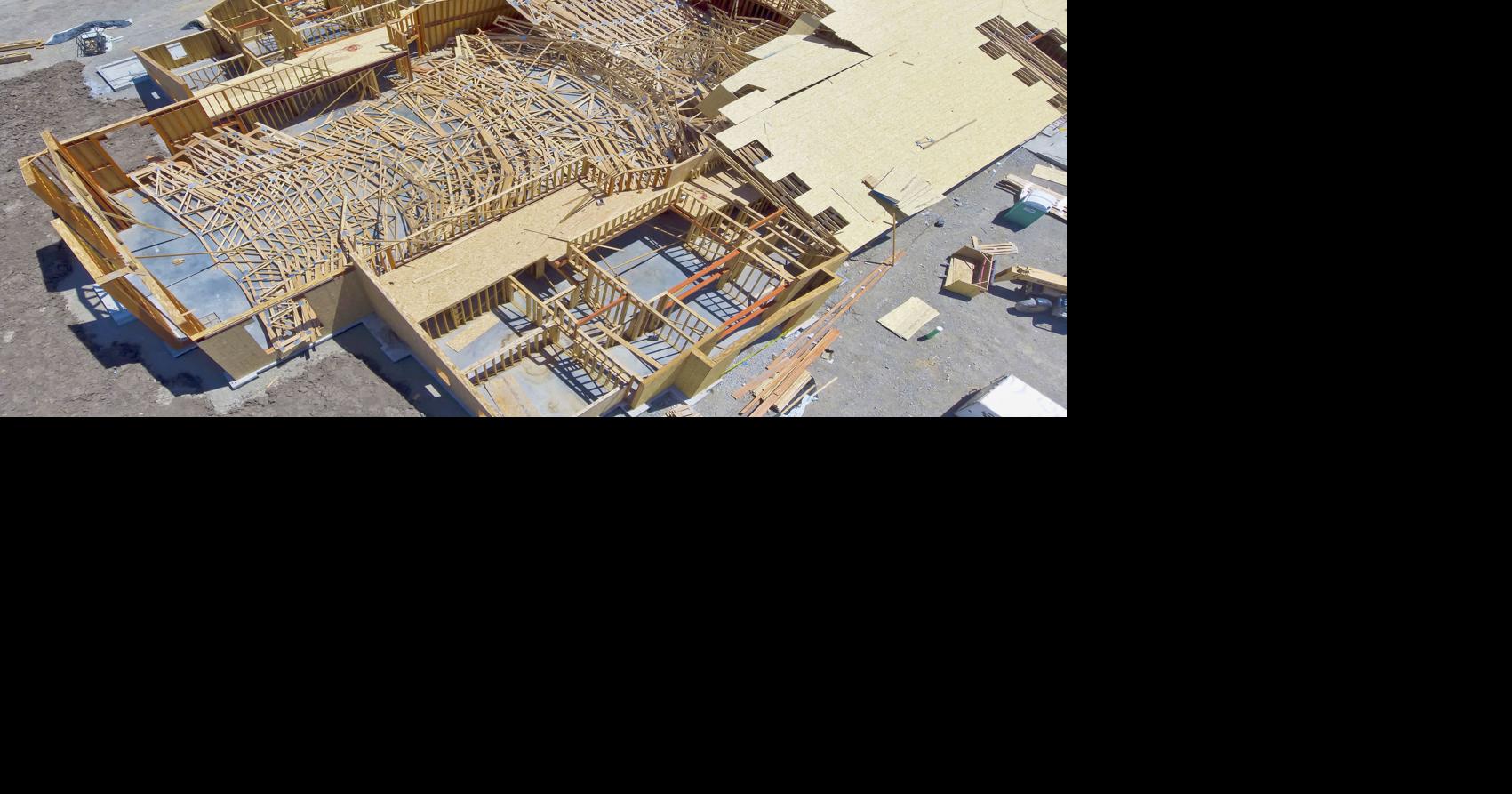 Roof trusses collapse at Nibley church construction site; none injured ...