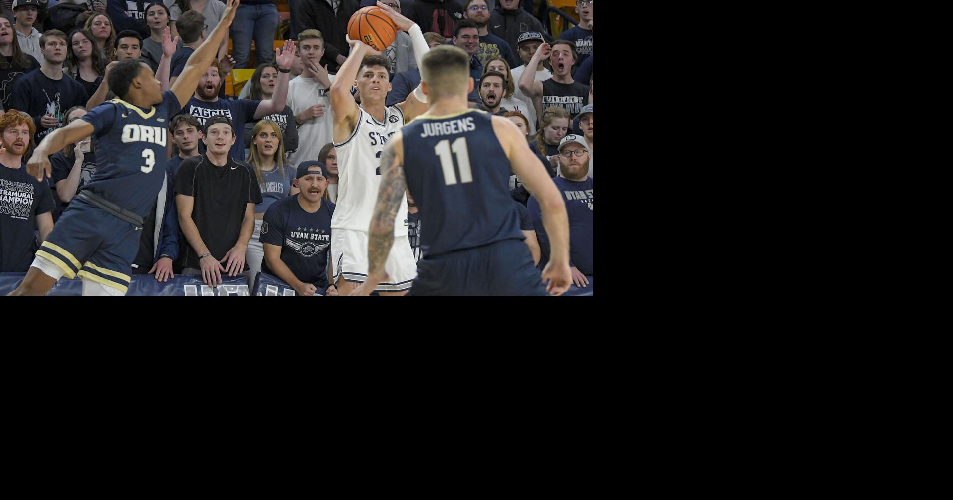 Photo Gallery: Oral Roberts-Utah State Basketball | Multimedia | hjnews.com