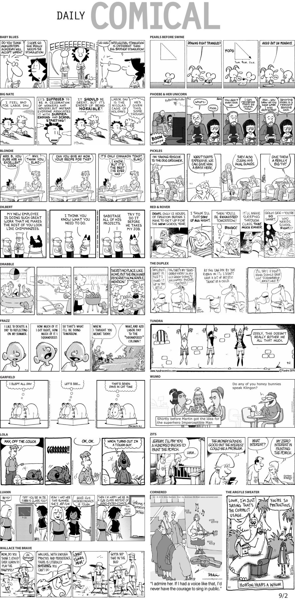 Monday comics, Sept. 2 | Comics | hjnews.com