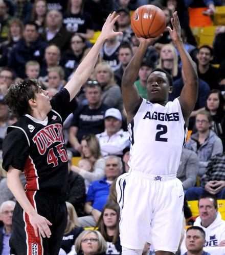 Photo Gallery: UNLV-Utah State Basketball | Multimedia | hjnews.com