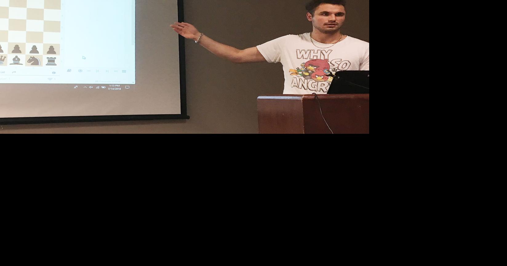 Advice from a master: Chess standout visits Logan, gives playing tips ...