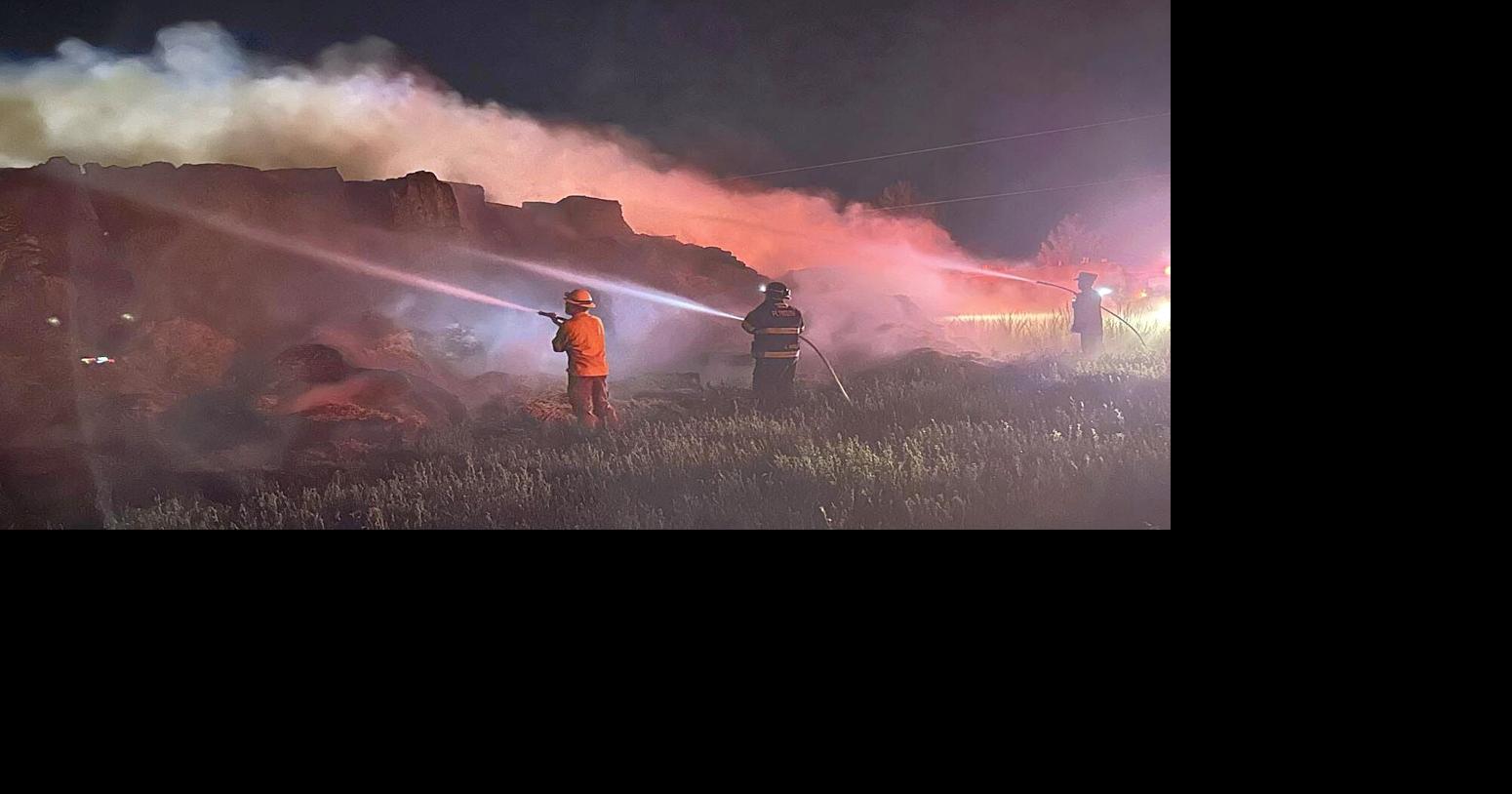 Haystack fire in Plymouth | Tremonton Leader | hjnews.com