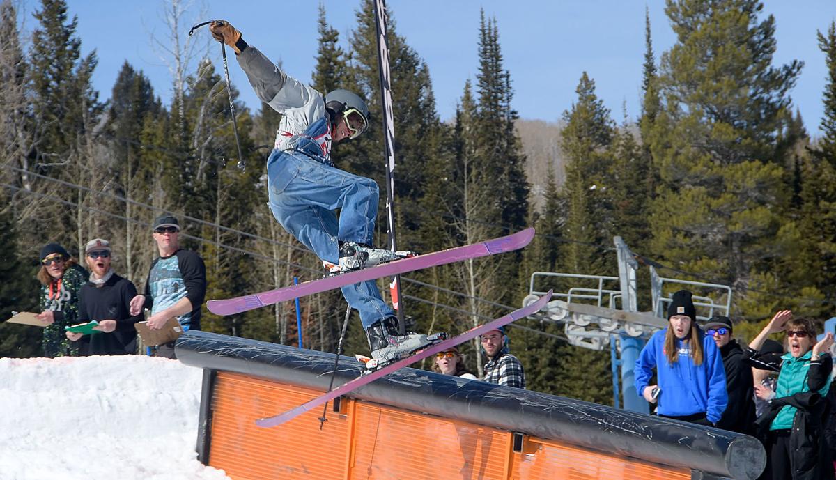 Skiers and snowboarders turn out for Beaver Mountain 'Rail Jam' | Logan ...
