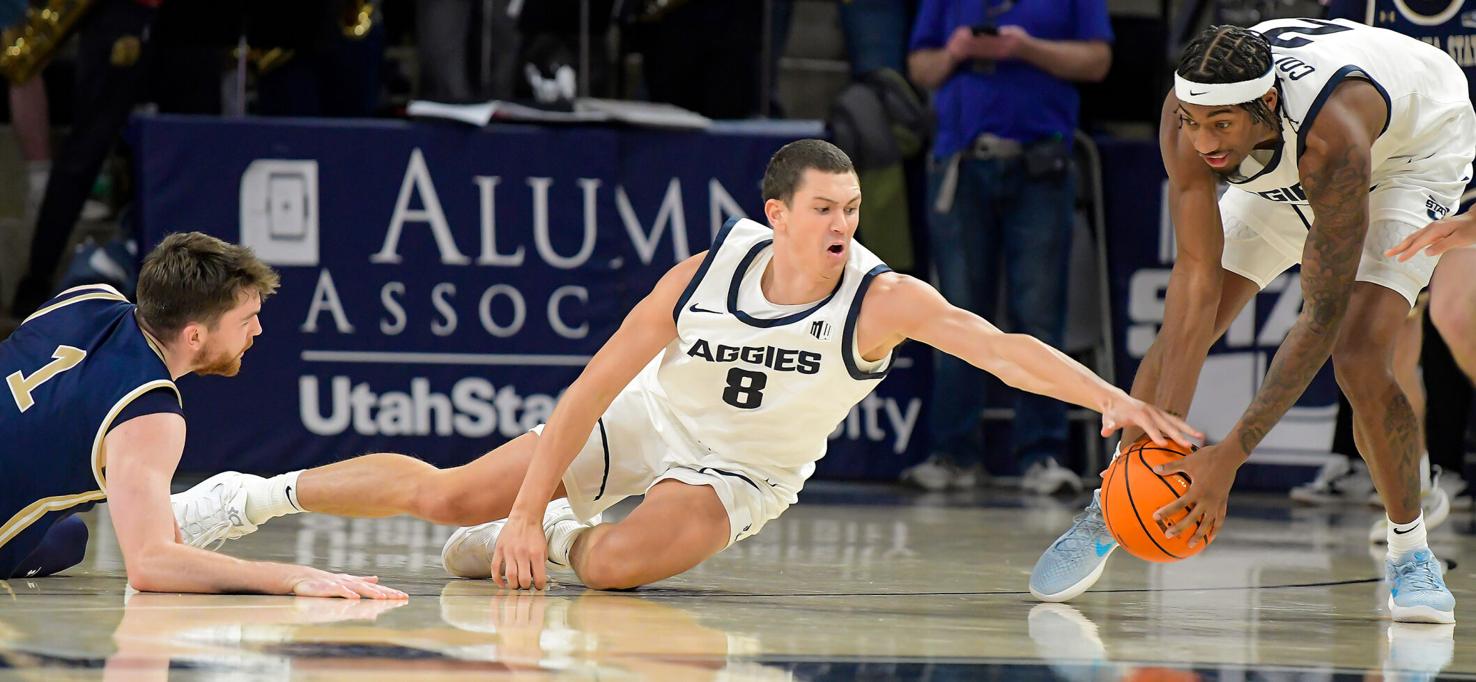 USU men’s basketball: Aggies survive scare, edge Bobcats in OT | USU ...
