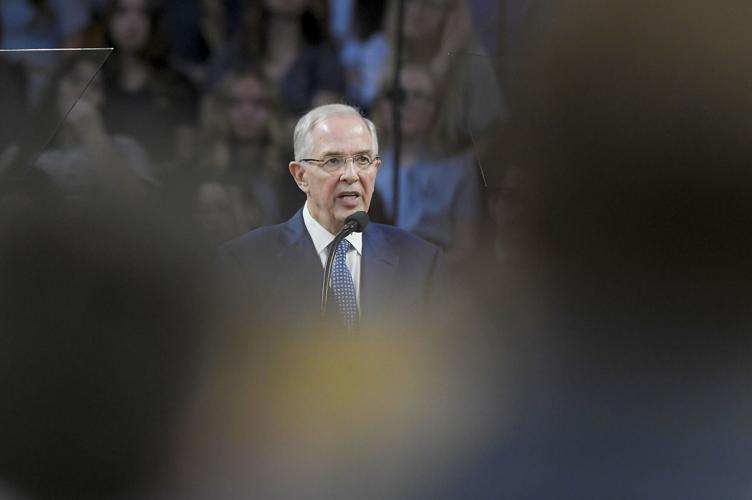 Neil L. Andersen addresses Cache Valley young adults at the Spectrum ...