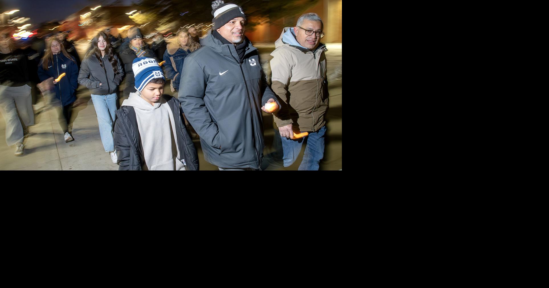 A force and a rallying point: USU Athletics holds walk for Martin ...