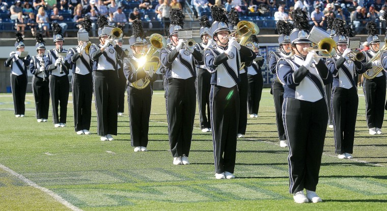 USU Marching Band adds enthusiasm to football games and halftime shows ...