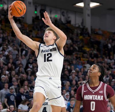 USU men’s basketball: Falslev earns MW Player of the Week | USU Sports ...