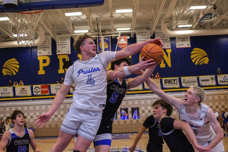 Prep boys hoops: Preston edged by 6A power Timberline in OT thriller ...