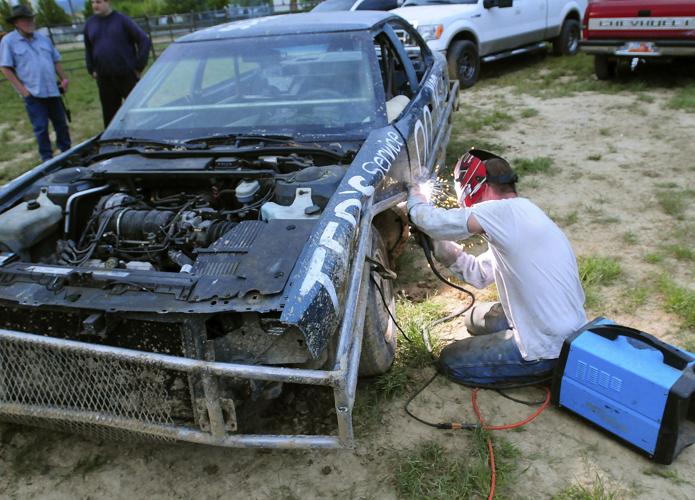 Trash car racing: Nibley kid returns to dirt-track roots in Cache ...