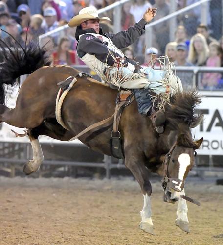 Loaded bareback field delivers on first night of Cache County Rodeo ...