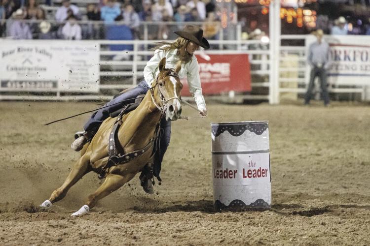 Buck up! Golden Spike Rodeo entertains sold-out crowd at county fair ...