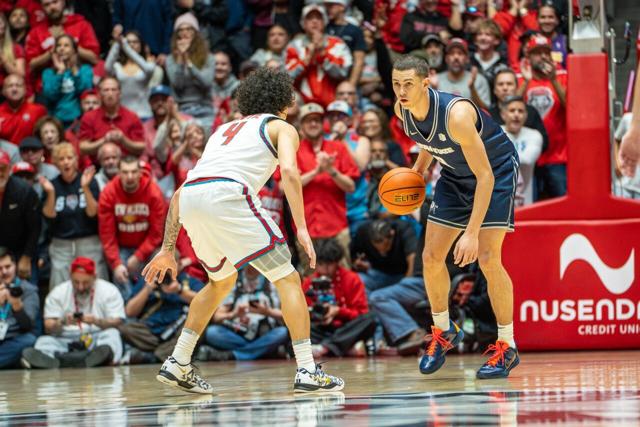 USU men’s basketball: Aggies tame Lobos, back atop MW standings | USU ...