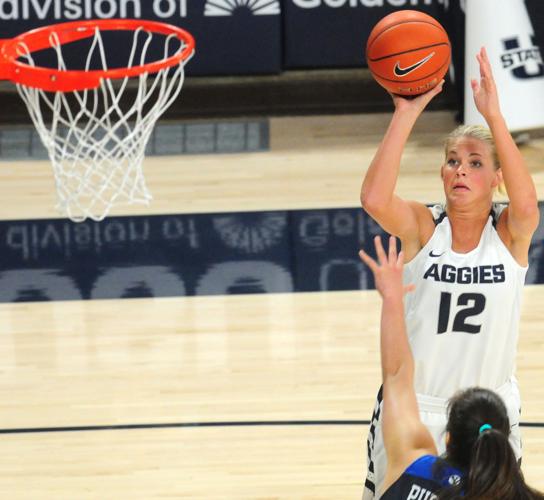 Freshman Hailey Bassett carving out a role on Utah State women's ...
