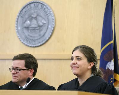 Angela Fonnesbeck sworn in as first female judge in 1st District Court ...