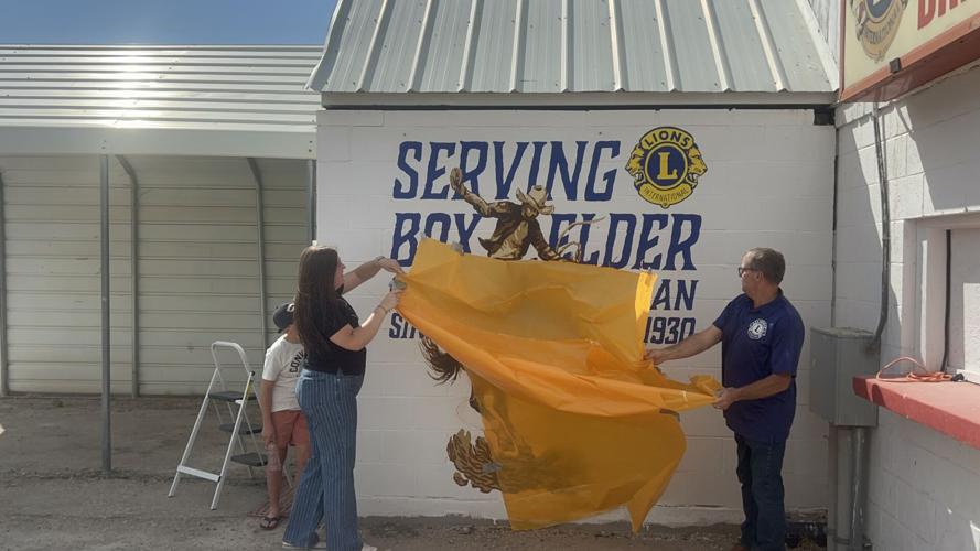 New mural unveiled in preparation of Golden Spike Rodeo’s 100th ...