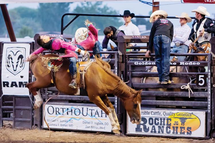 Local cowboy Bennett shines at Golden Spike Rodeo | Tremonton Leader ...